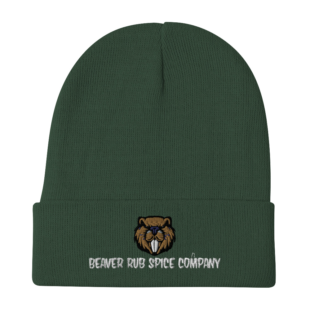 Embroidered Beanie – Beaver Rub Spice Company