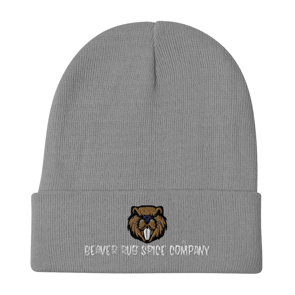 Embroidered Beanie – Beaver Rub Spice Company