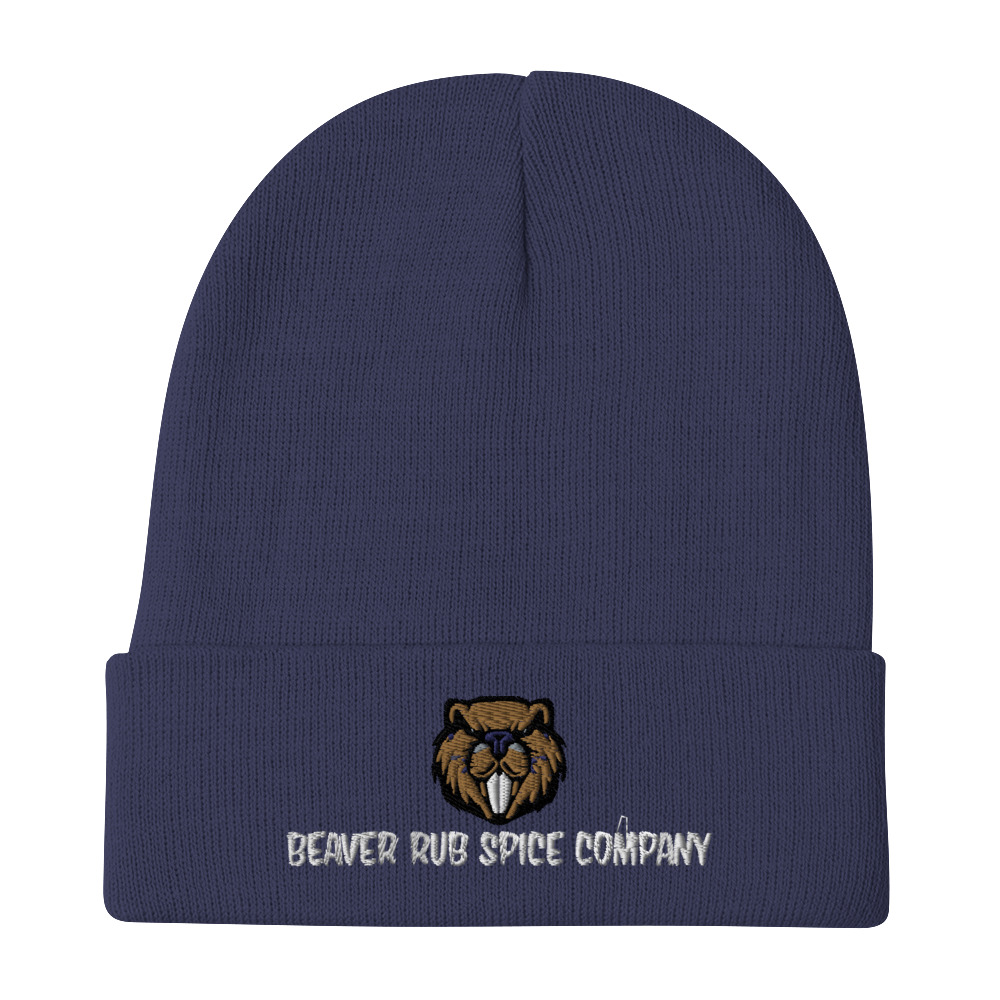 Embroidered Beanie – Beaver Rub Spice Company