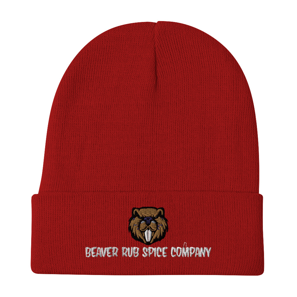Embroidered Beanie – Beaver Rub Spice Company